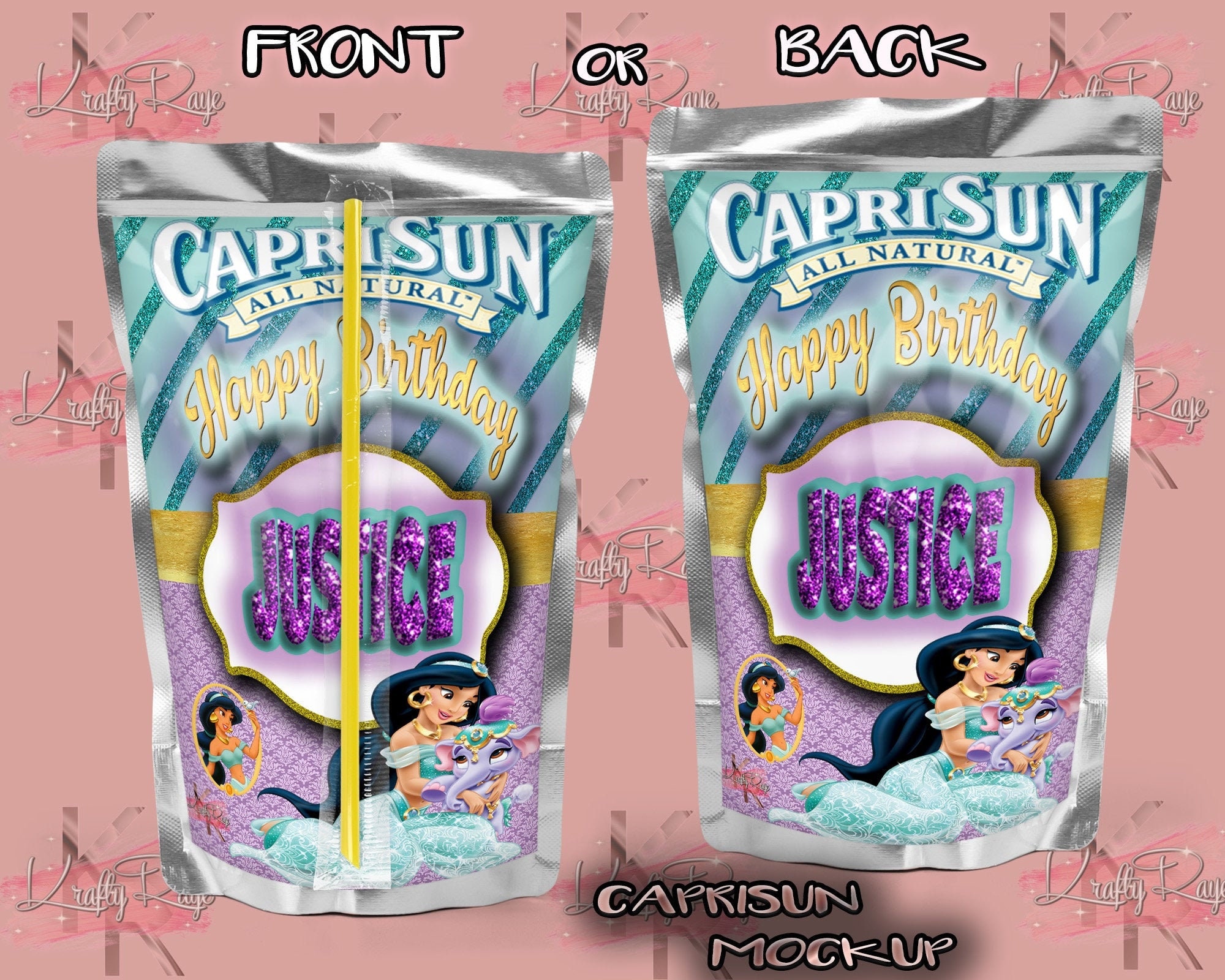 Custom Capri Suns | Personalized Capri Suns | Personalized Party Favors ...