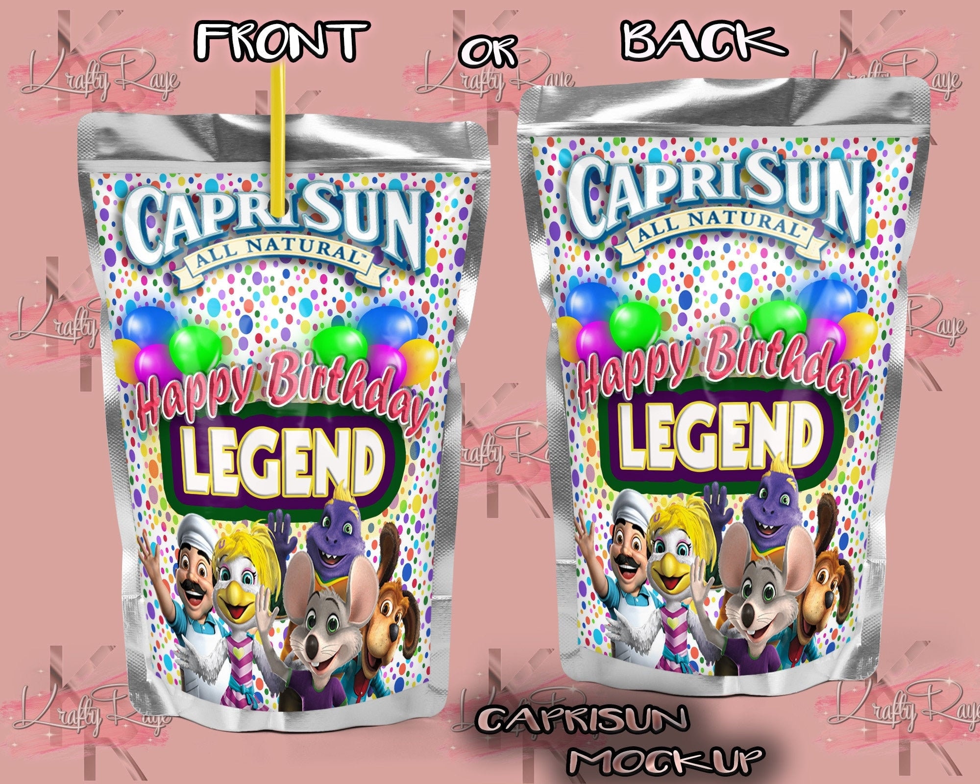 Custom Capri Suns | Personalized Capri Suns | Personalized Party Favors ...