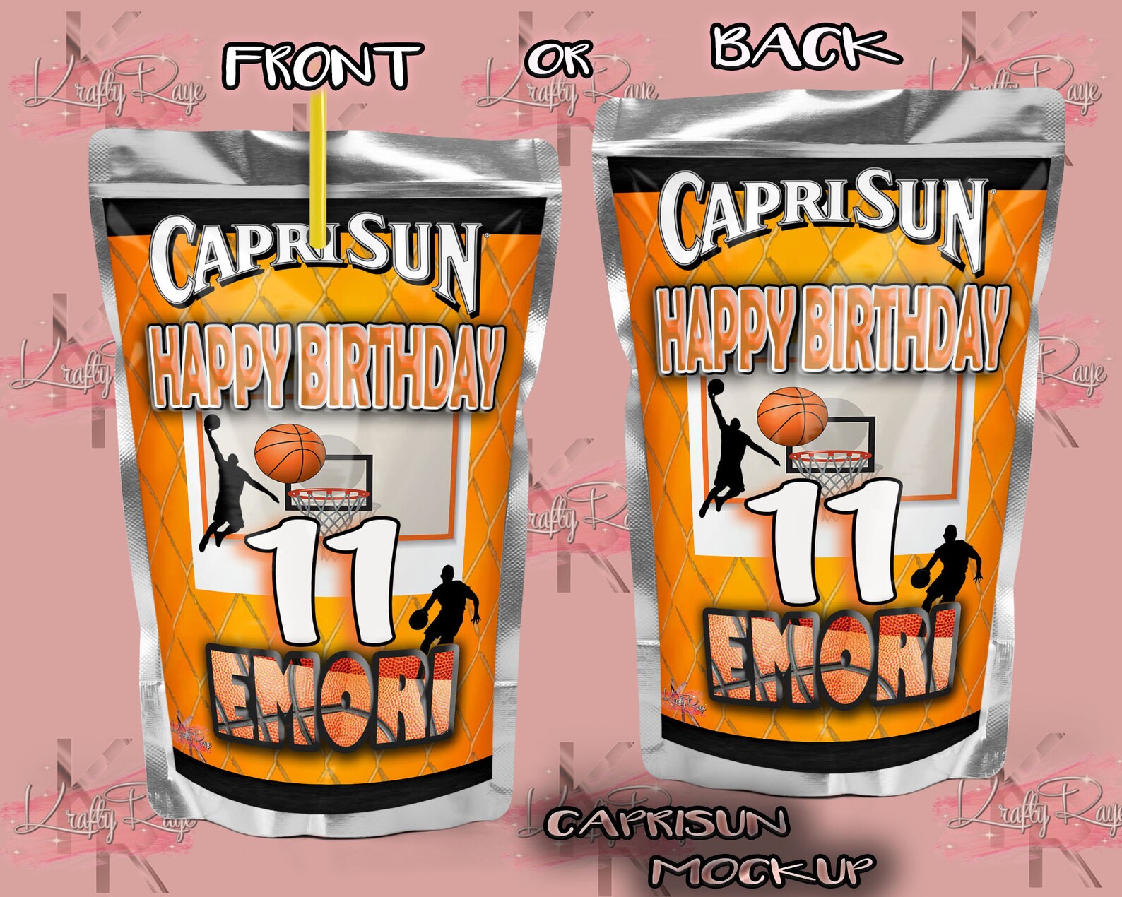 Custom Capri Suns Personalized Capri Suns Party Favor - Etsy