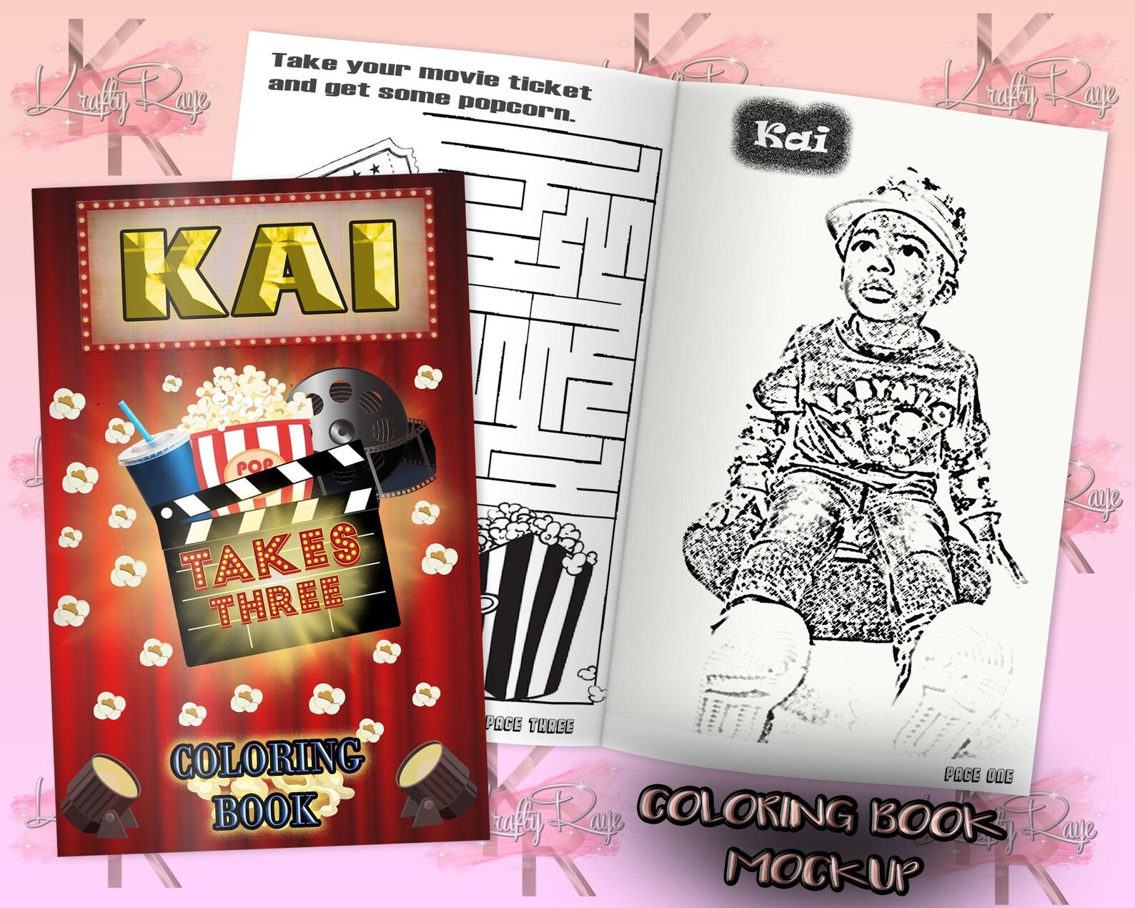 Personalized Coloring Books Custom Party Favors Coloring Books Birthday ...