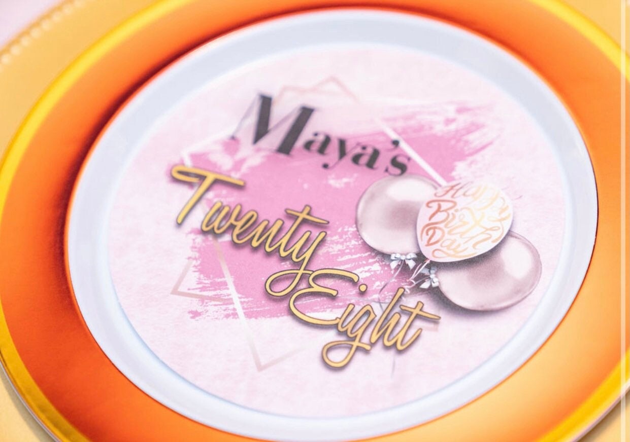 5 Inch | Custom Charger Inserts | Custom Plate Inserts | Plate Decor ...