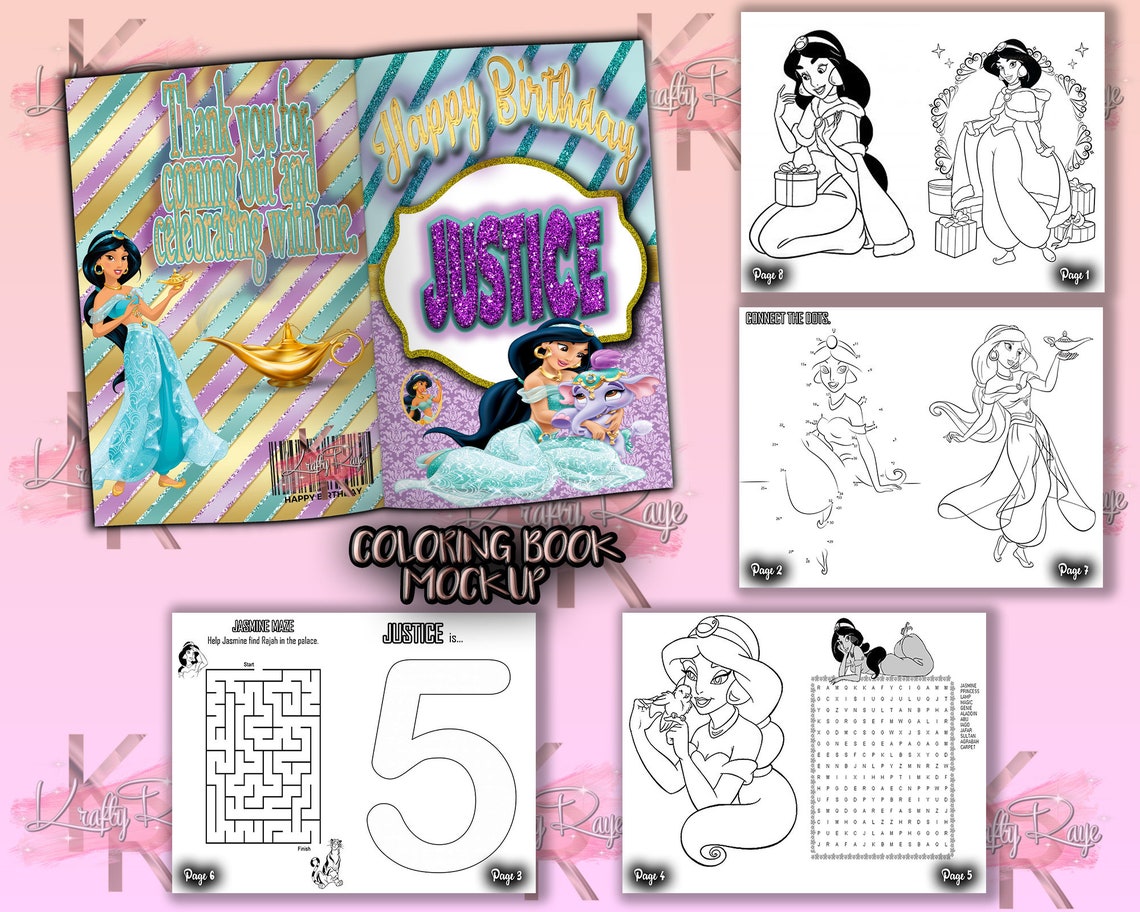 Personalized Coloring Books Custom Party Favors Coloring - Etsy