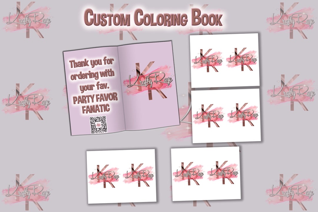 Personalized Coloring Books | Custom Party Favors | Coloring Books ...