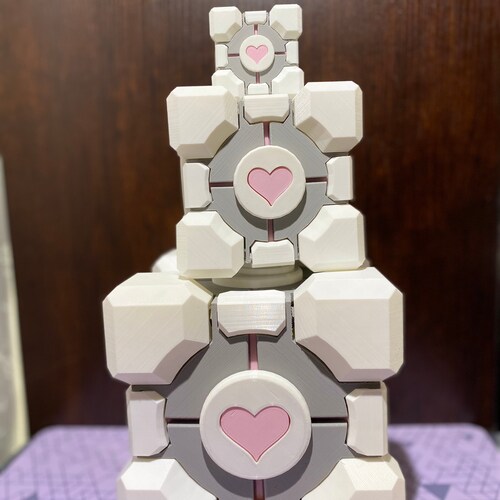 Winged Companion Cube. Portal Inspired. Vinyl Decal Laptop | Etsy