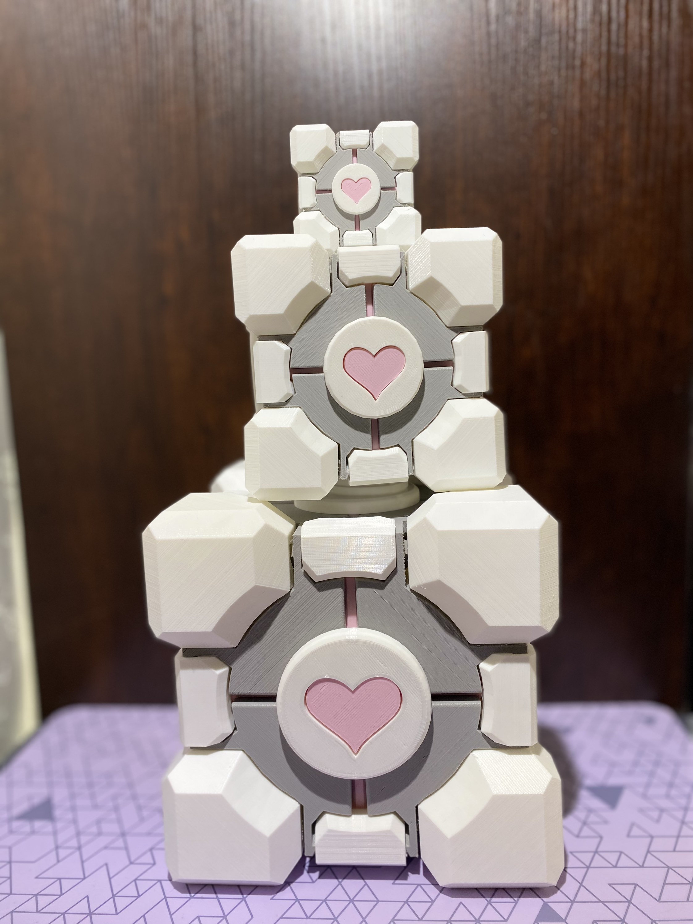 Toys & Games Stuffed Animals & Plushies portal companion cube handmade ...