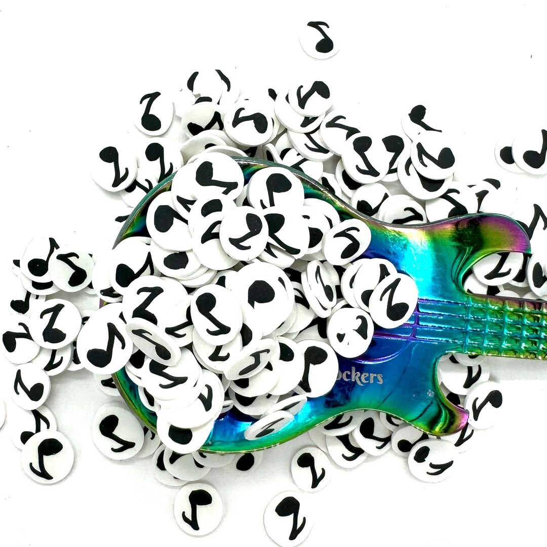 Music Notes Polymer Clay Pieces for Epoxy and Resin Art - Etsy