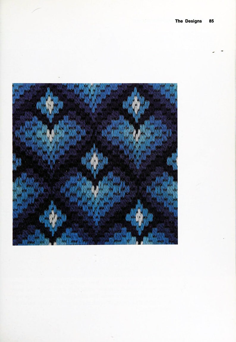 PDF, Vintage Bargello Patterns; Bargello Designs; Bargello Stitch ...