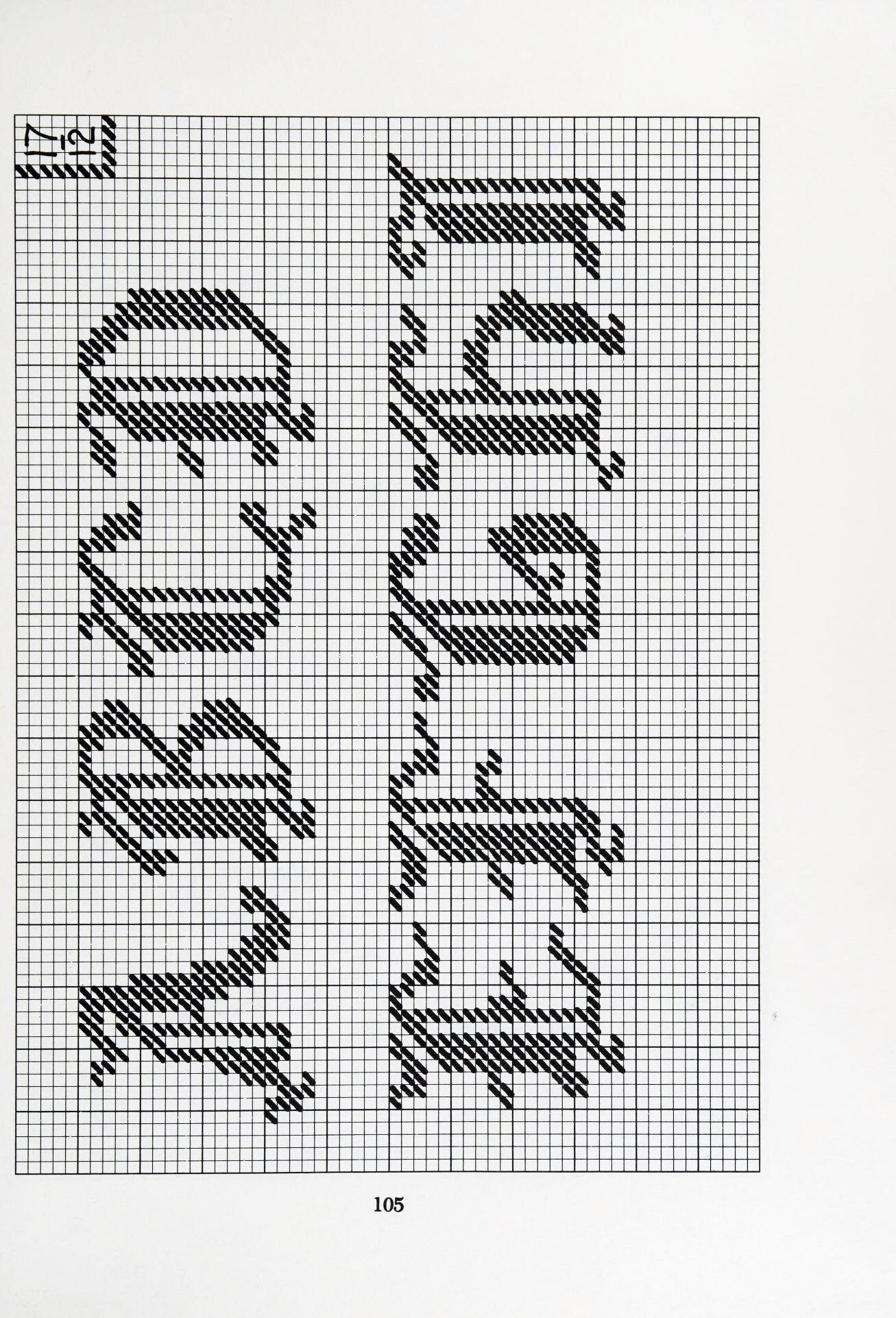 Vintage 97 Needlepoint Alphabets Needlepoint Patterns Needlepoint ...