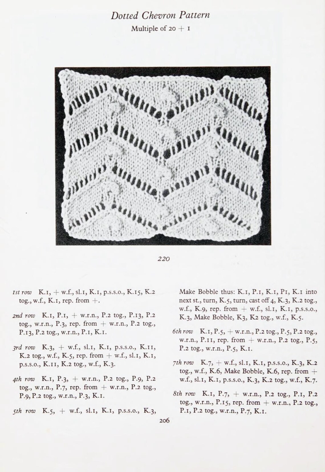 263 Traditional Knitting Patterns Charted Knitting Knitted Stitches ...