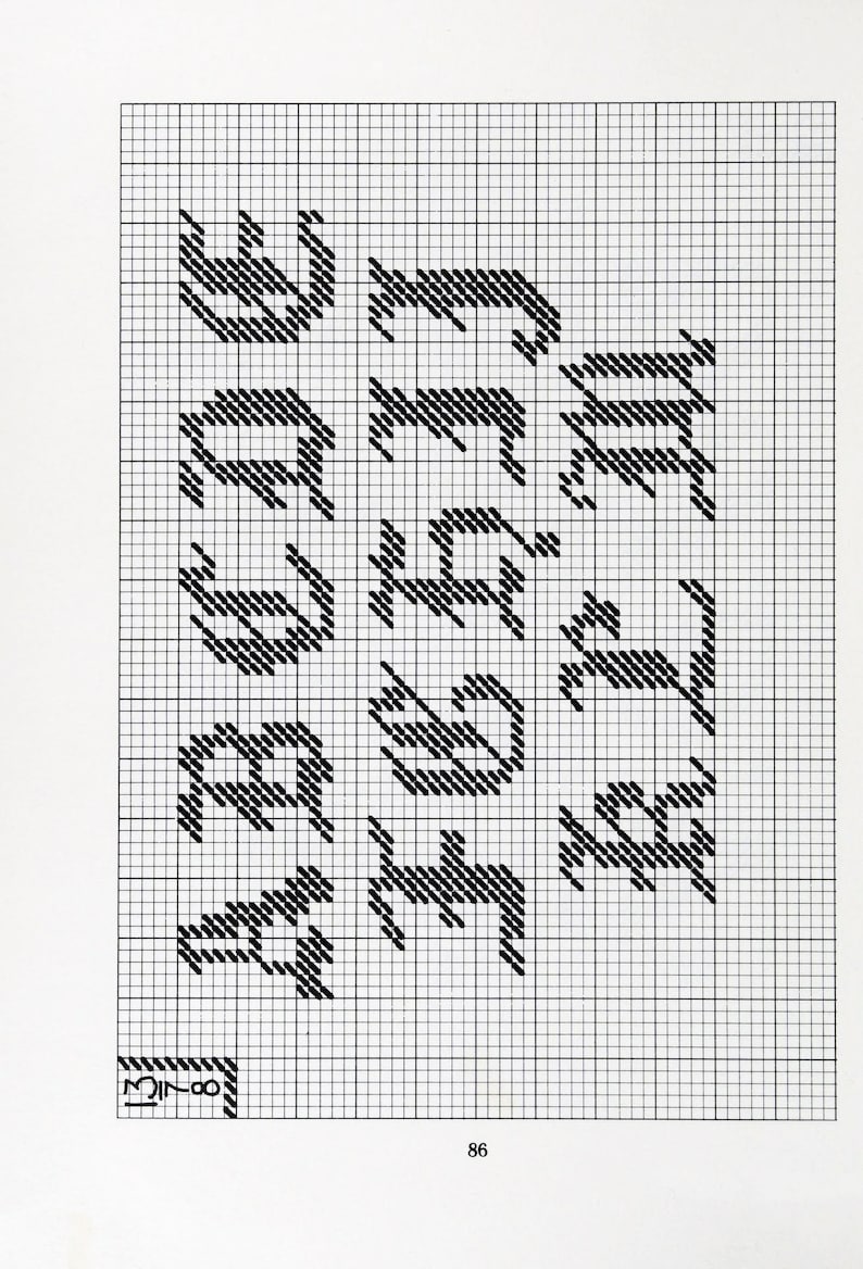 Vintage 97 Needlepoint Alphabets Needlepoint Patterns Needlepoint ...