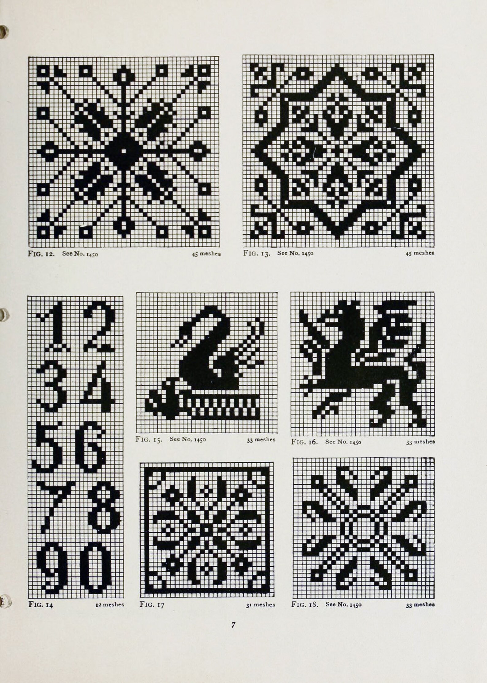 Priscilla Filet Crochet Book 1filet Crochet Patterns Filet Crochet ...