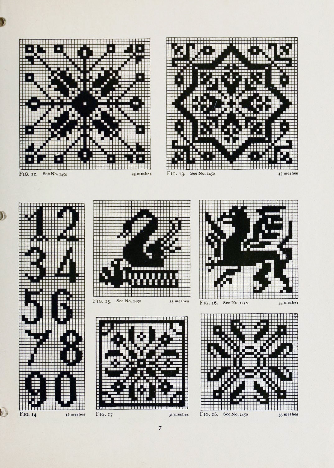 Priscilla Filet Crochet Book 1filet Crochet Patterns Filet Crochet ...