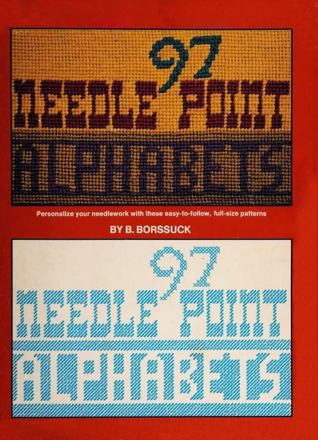 Vintage 97 Needlepoint Alphabets Needlepoint Patterns Needlepoint ...
