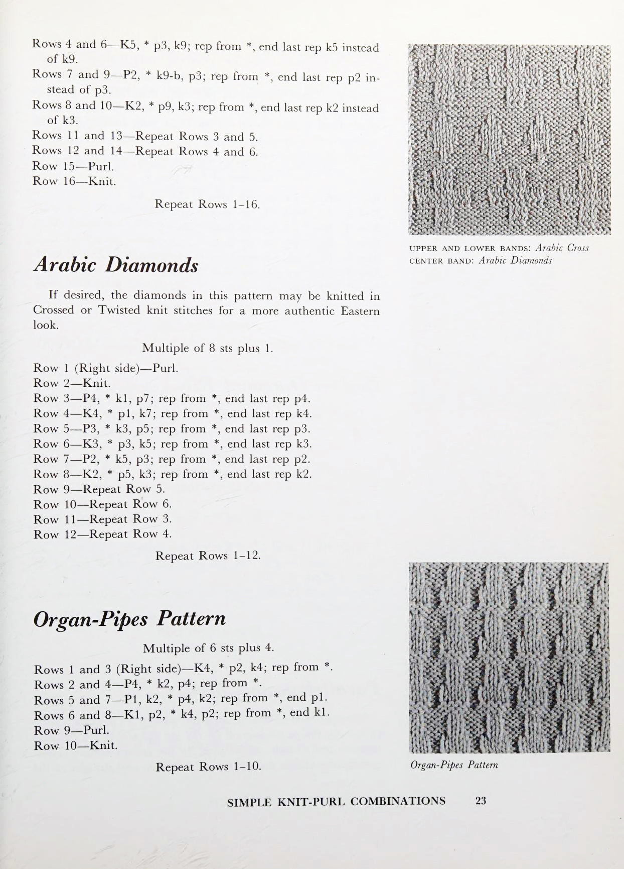 Vintage Knitting Patterns Knitting Design Charted Knitting A Treasury ...