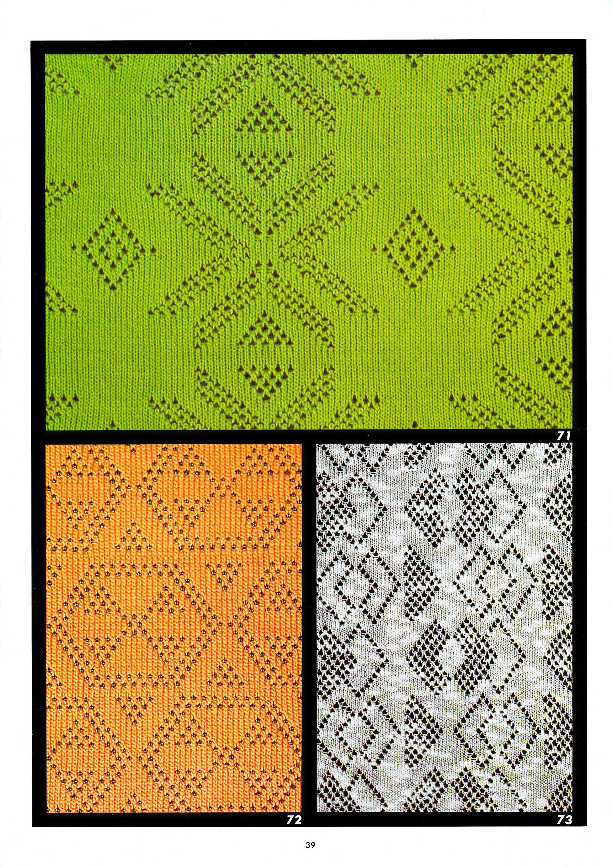 PDF, Machine Knitting Stitches; Machine Knitting Patterns; #3 Patterns ...