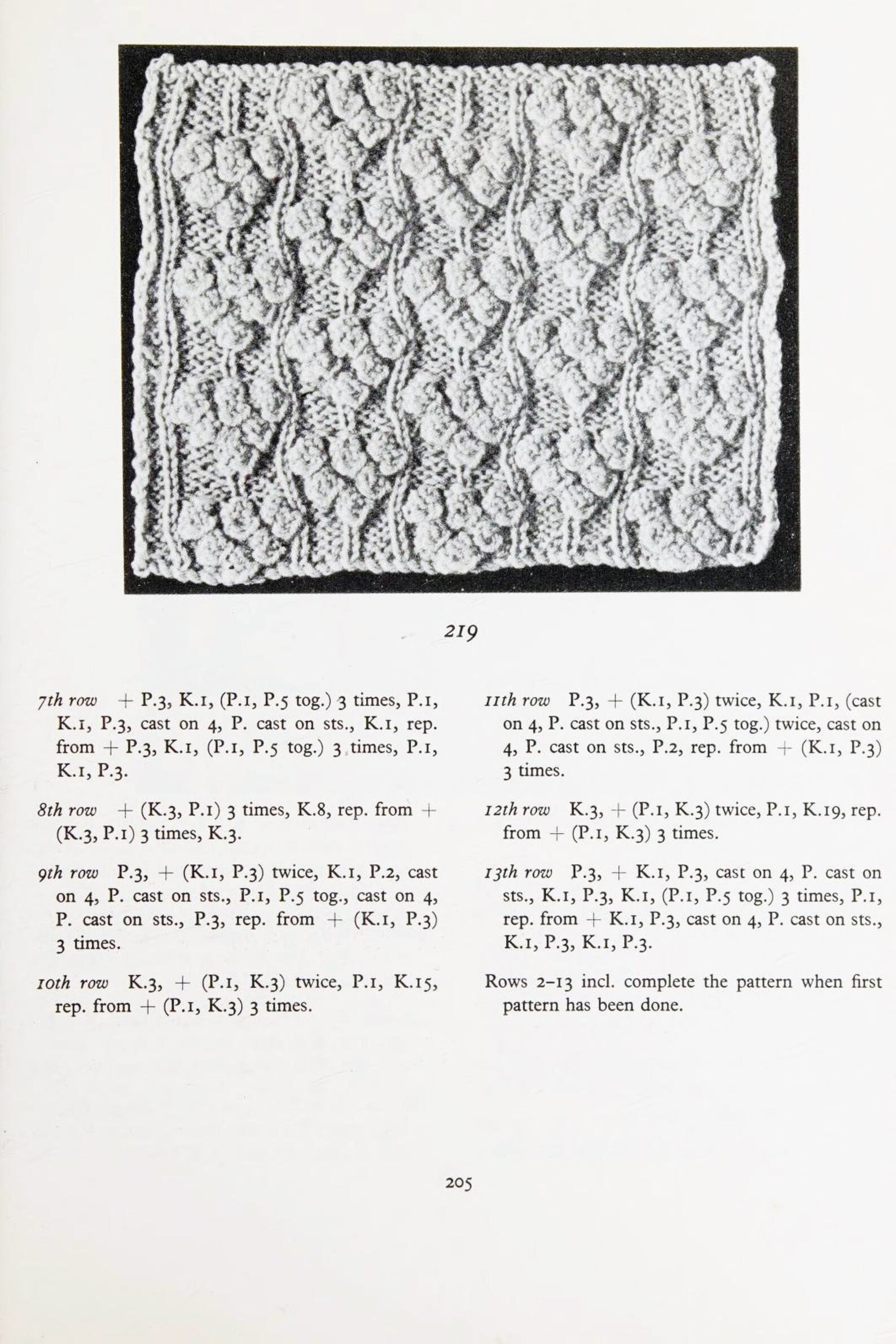 263 Traditional Knitting Patterns Charted Knitting Knitted Stitches ...