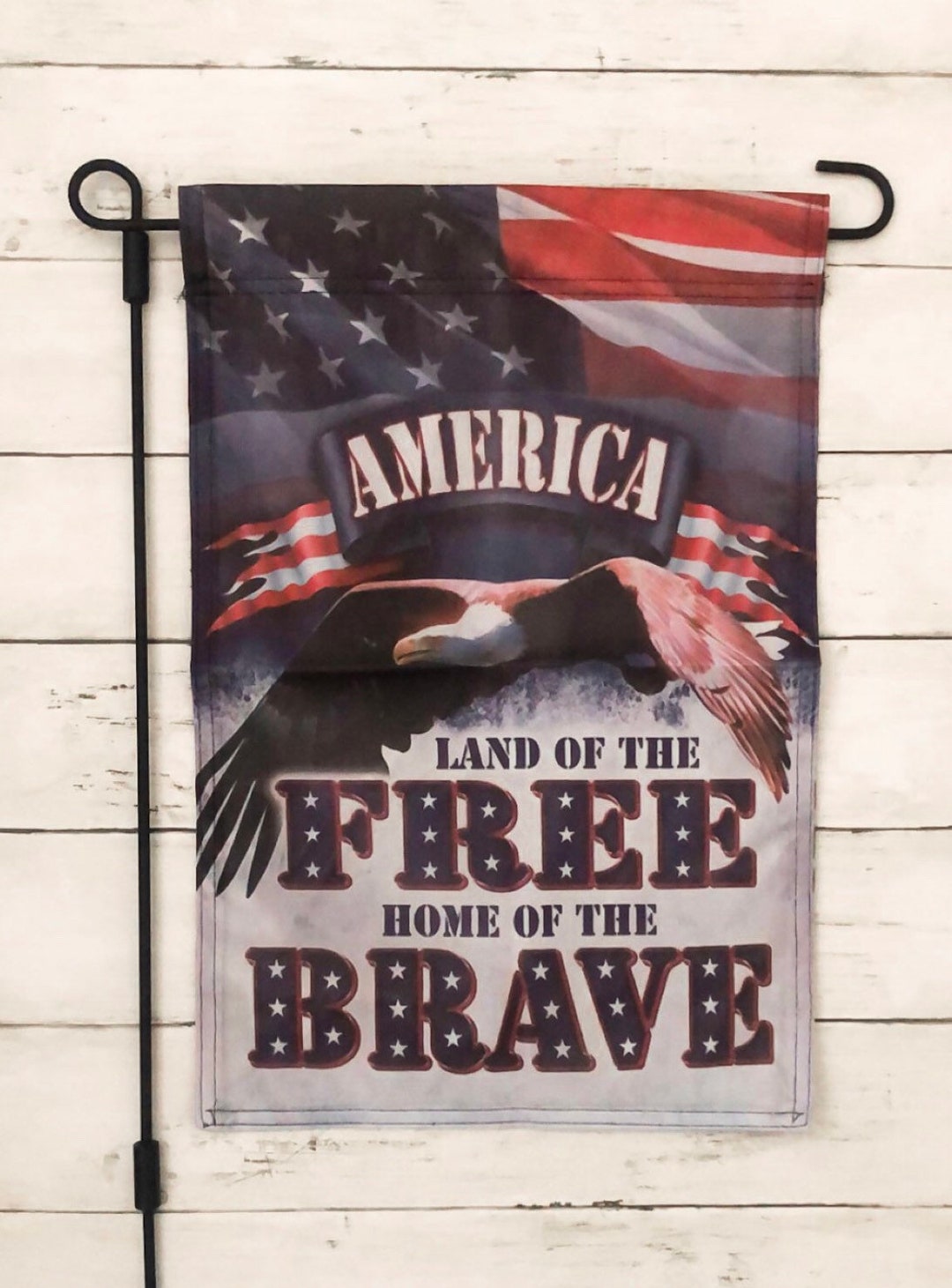 Land of the Free garden flag. - Etsy.de