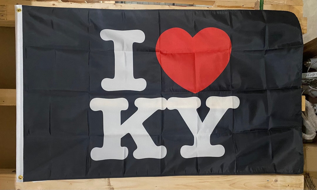 I Love Kentucky Flag FREE Usa SHIP Heart Unfinished Business Champs ...