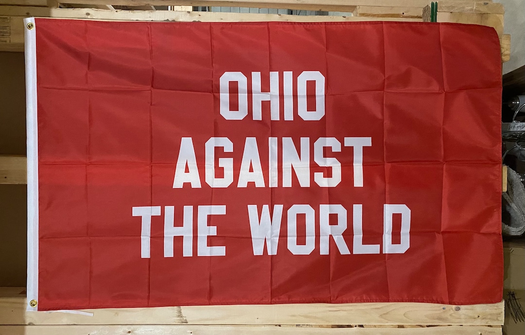 Ohio Against the World Flag FREE Usa SHIP Ryan Day Ohio State Buckeyes ...