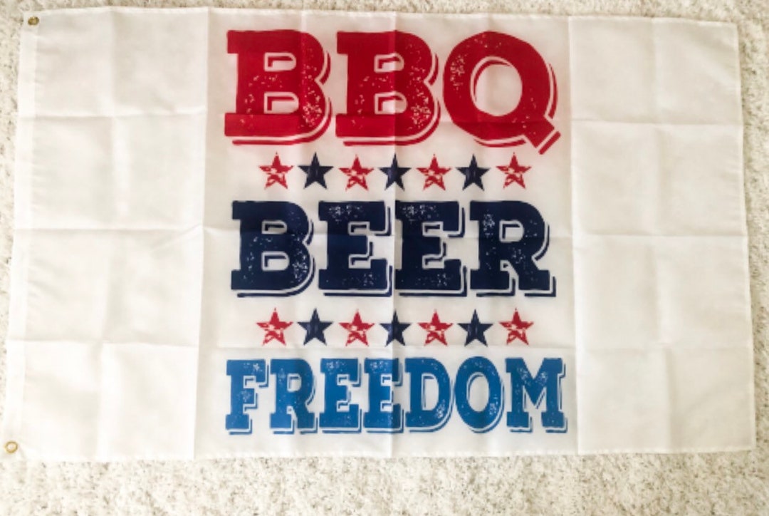 Flag. 3x5’. Barbecue Beer Freedom. - Etsy