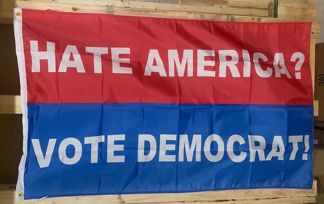 Republican Flag FREE USA SHP Save America Red Wave November Democrats ...