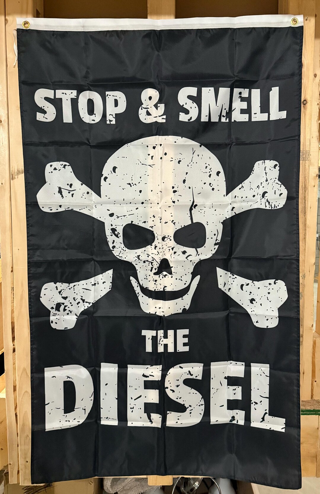 Turbo Diesel Flag FREE USA SHIP Roll Coal Mechanic Garage Wrench Grease ...