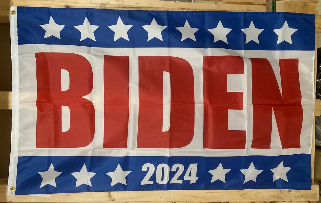 Joe Biden President 2024 Flag FREE SHIP Kamala Harris Vote Democrat ...