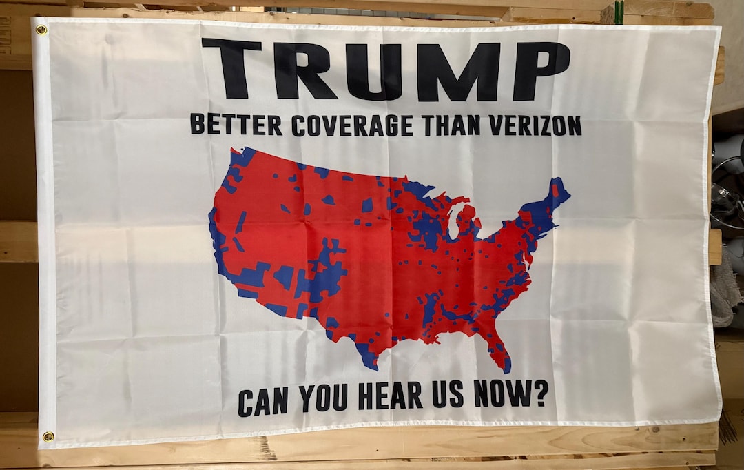 Donald Trump Coverage Map Flag FREE Usa SHIP President Republican Vance ...