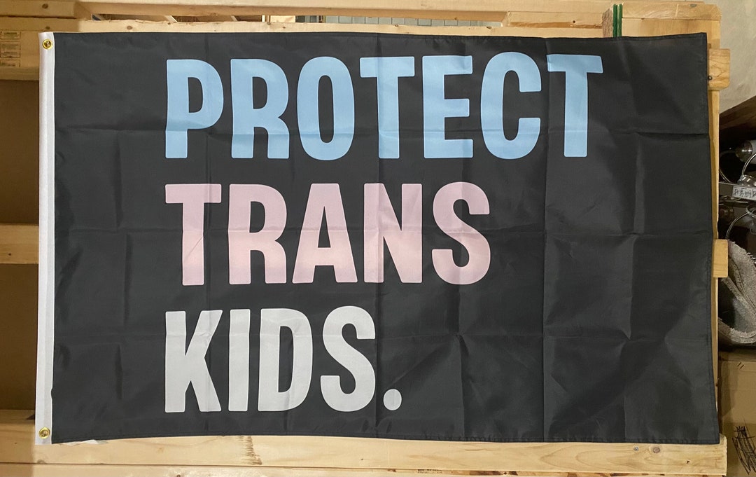 Transgender Flag FREE Usa SHIP Protect Trans Kids Human Rights Equality ...