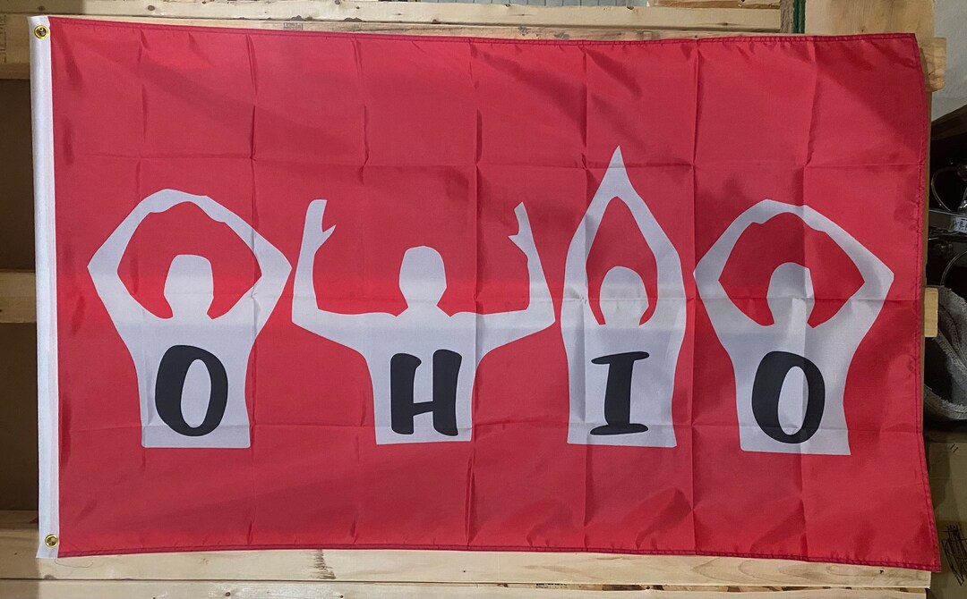Ohio State Buckeyes Football Flag FREE Usa SHIPPING Saturdays Ncaa ...