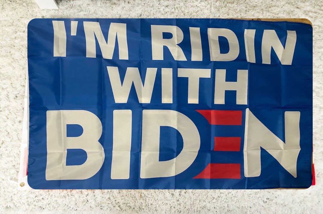 Joe Biden 2024 Flag I’m Ridin’ With Biden Kamala Harris President Vote ...