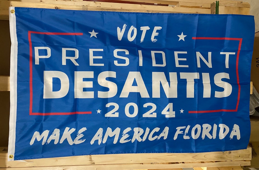 Ron Desantis 2024 Flag FREE USA SHIPPING President Republican Make ...