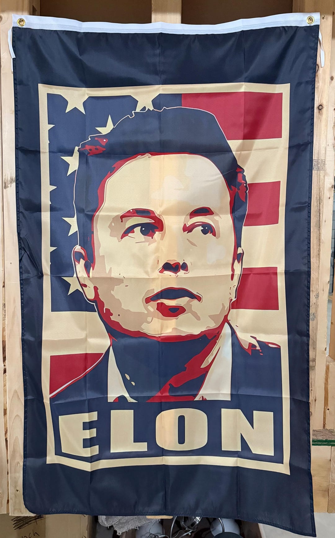 Elon Musk Flag FREE USA SHIP Maga Free Speech X Space Mars Donald Trump ...