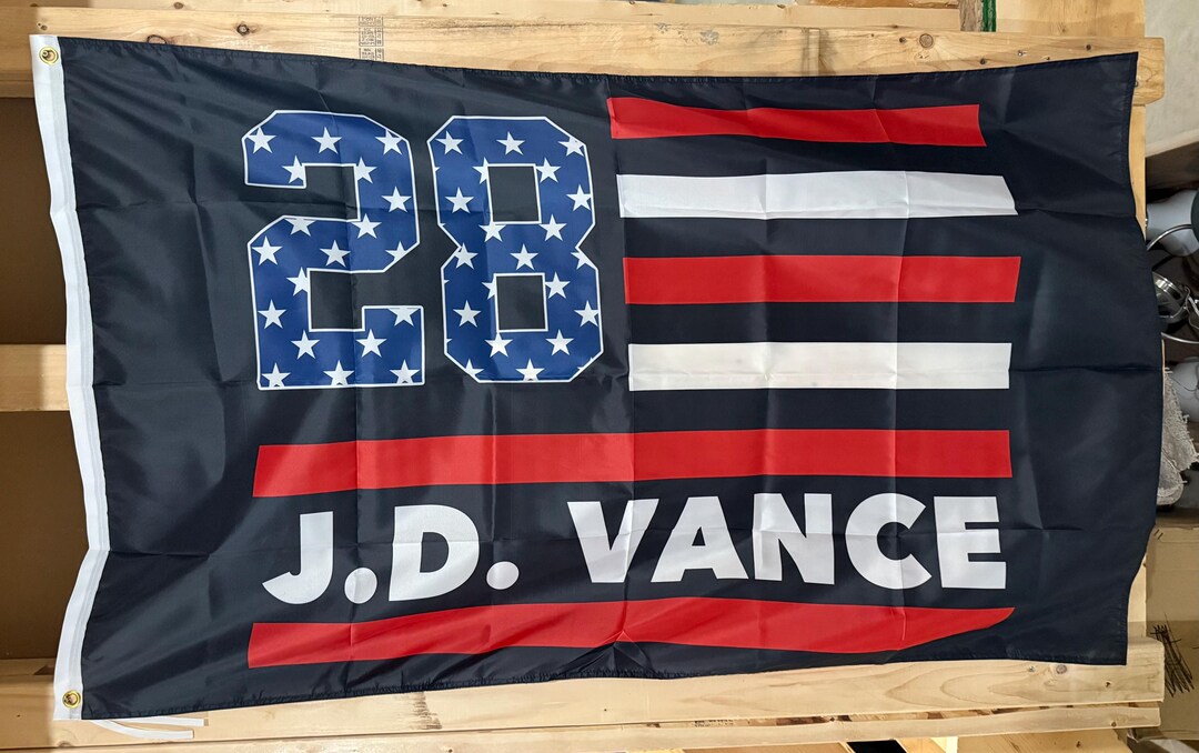 JD Vance President 2028 Flag FREE Usa SHIP Save America Maga Trump Vote ...