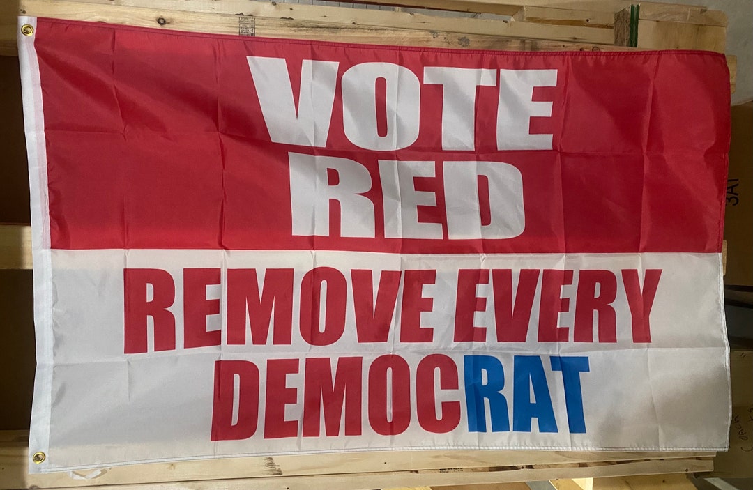 Vote Republican Flag FREE USA SHP Save America Red Wave November Trump ...