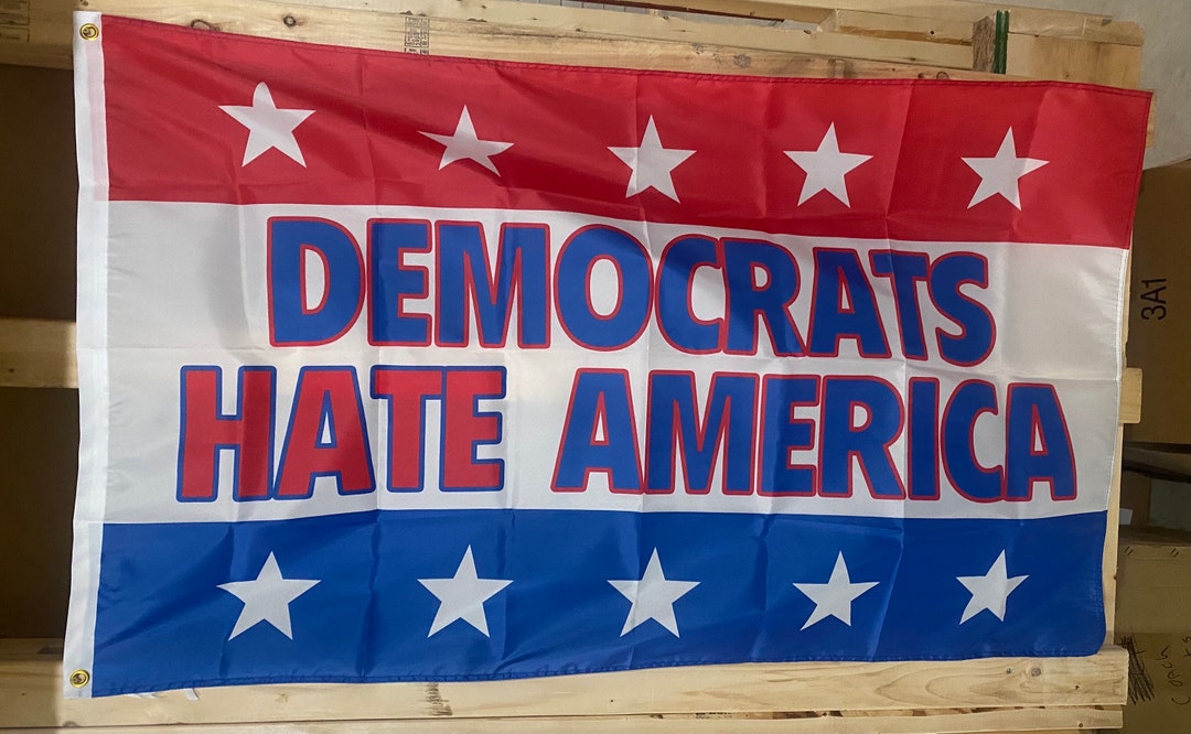 Republican Flag FREE USA SHP Save America Red Wave November Democrats ...