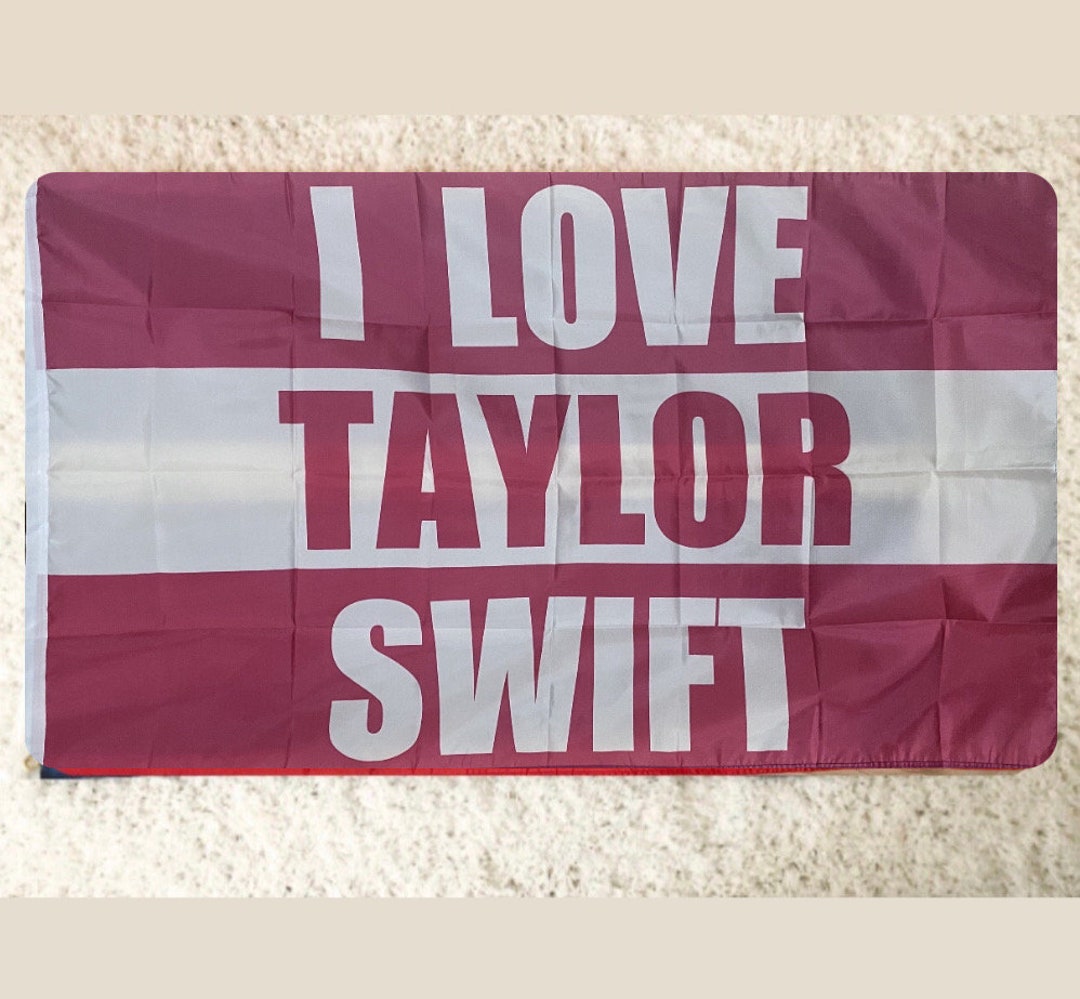 I Love Taylor Swift Flag the Tortured Poets Department TTPD Midnights ...