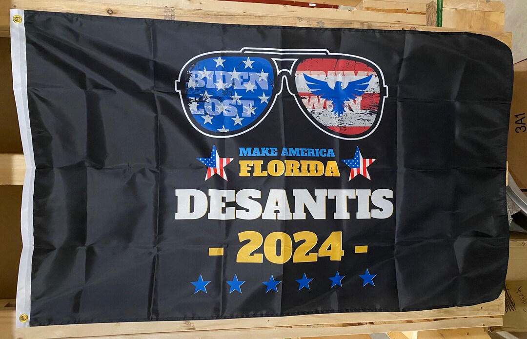 Ron Desantis 2024 Flag FREE USA SHIPPING President Republican Florida ...