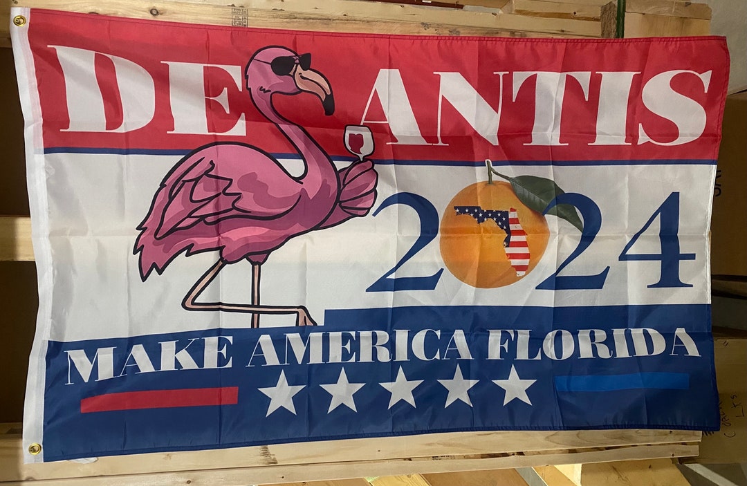 Ron Desantis 2024 Flag FREE USA SHIPPING President Republican Florida ...