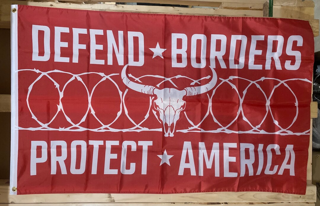 Republican Flag FREE Usa SHIP Defend the Border Protect America Maga ...