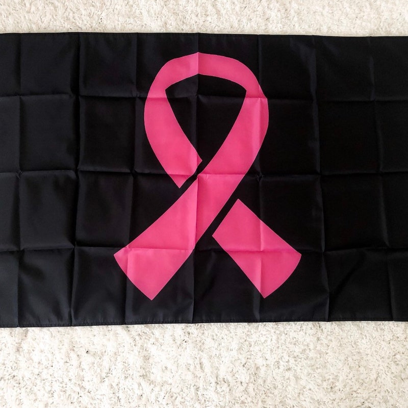 Breast Cancer Yard Flag - Etsy