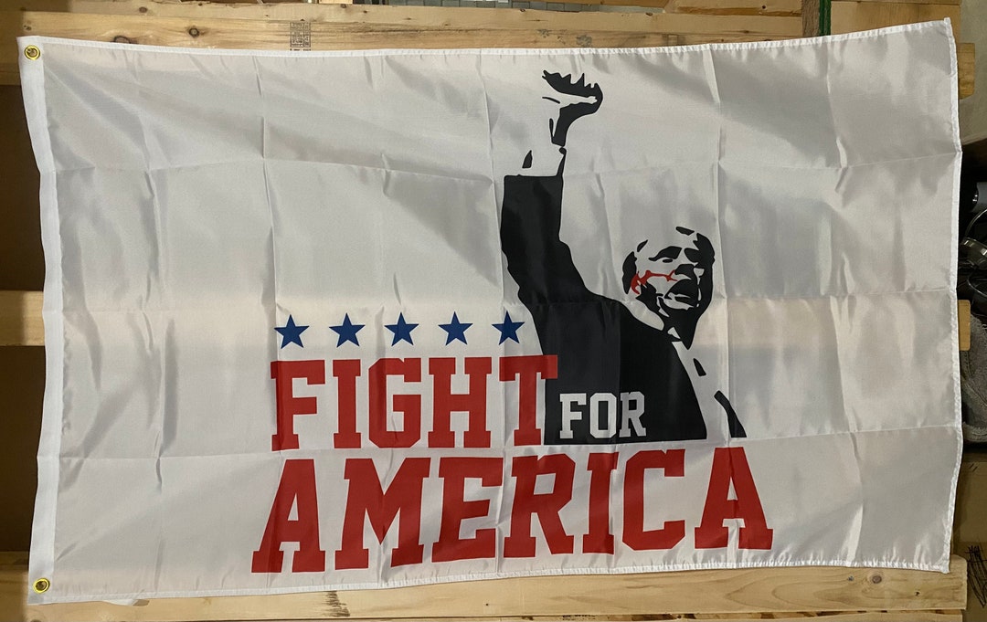 Donald Trump Assassination Attempt 2024 Flag FREE USA SHIP Fight Maga ...