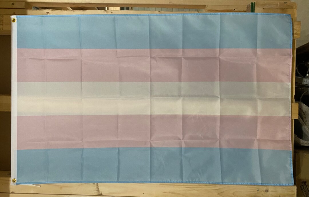 Transgender Flag FREE Usa SHIP Trans Rights Human Rights LGBTQ+ Pride ...