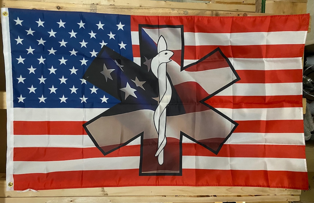 EMS Paramedic First Responder Flag FREE Usa SHIP Hero Save Lives 9/11 ...