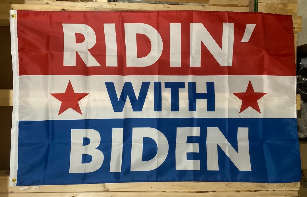 Joe Biden 2024 Flag I’m Ridin’ With Biden Kamala Harris President Vote ...