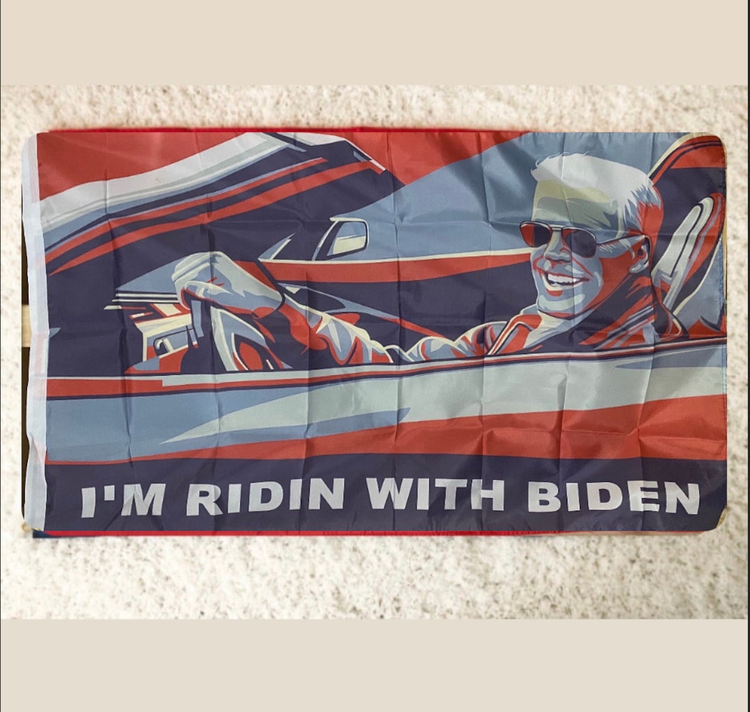 Joe Biden 2024 Flag Ridin With Kamala Harris President Election Vote ...