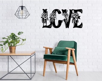 Love Metal Wall Art - Etsy