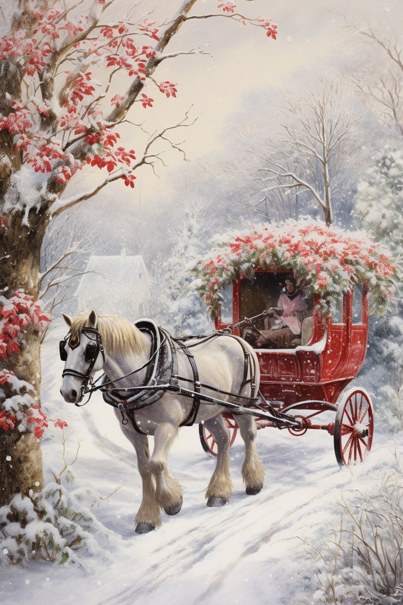 Step Into a Winter Wonderland With Our Enchanting Horsedrawn Carriage ...