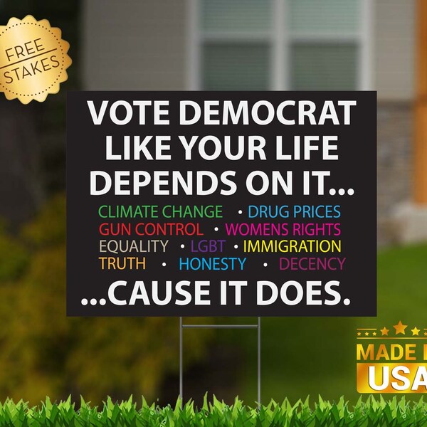Political Yard Signs - Etsy