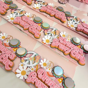 Groovy Favor Boxes | Disco Favor Boxes | Daisies Favor Boxes | Two ...